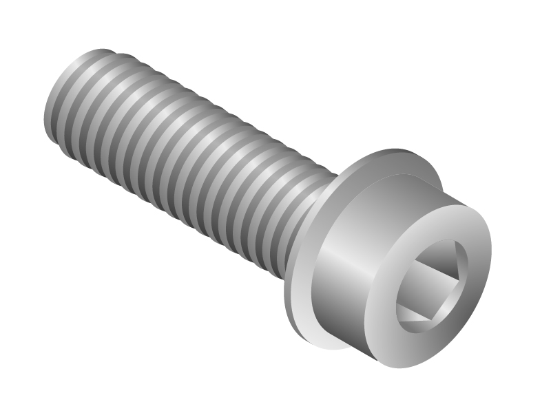 Zylinder-Flanschschrauben mit Sperr-Rippen und Innensechskant 🔩 jetzt ...