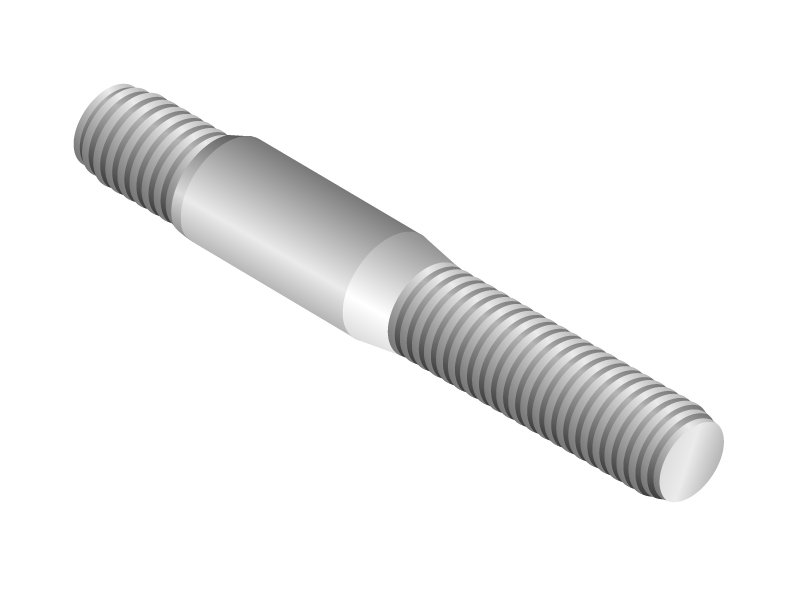 DIN 938 Stiftschrauben, kurze Einschraublänge 🔩 jetzt kaufen bei frantos.com