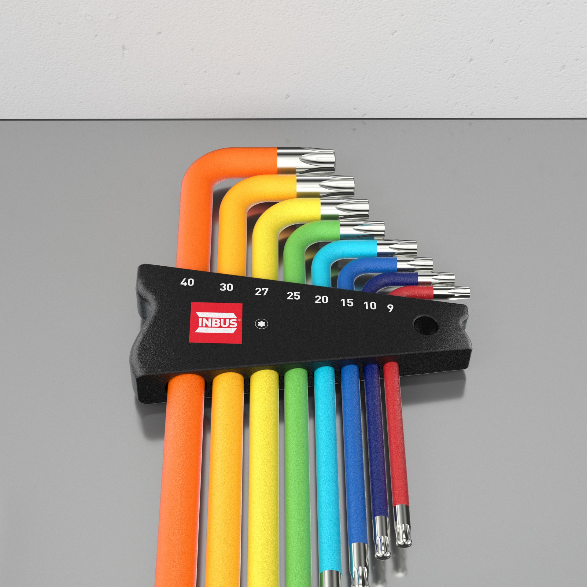 TORX® Winkelschraubendreher Set 8 tlg., TX 9 – 40, mit Color Grip ...